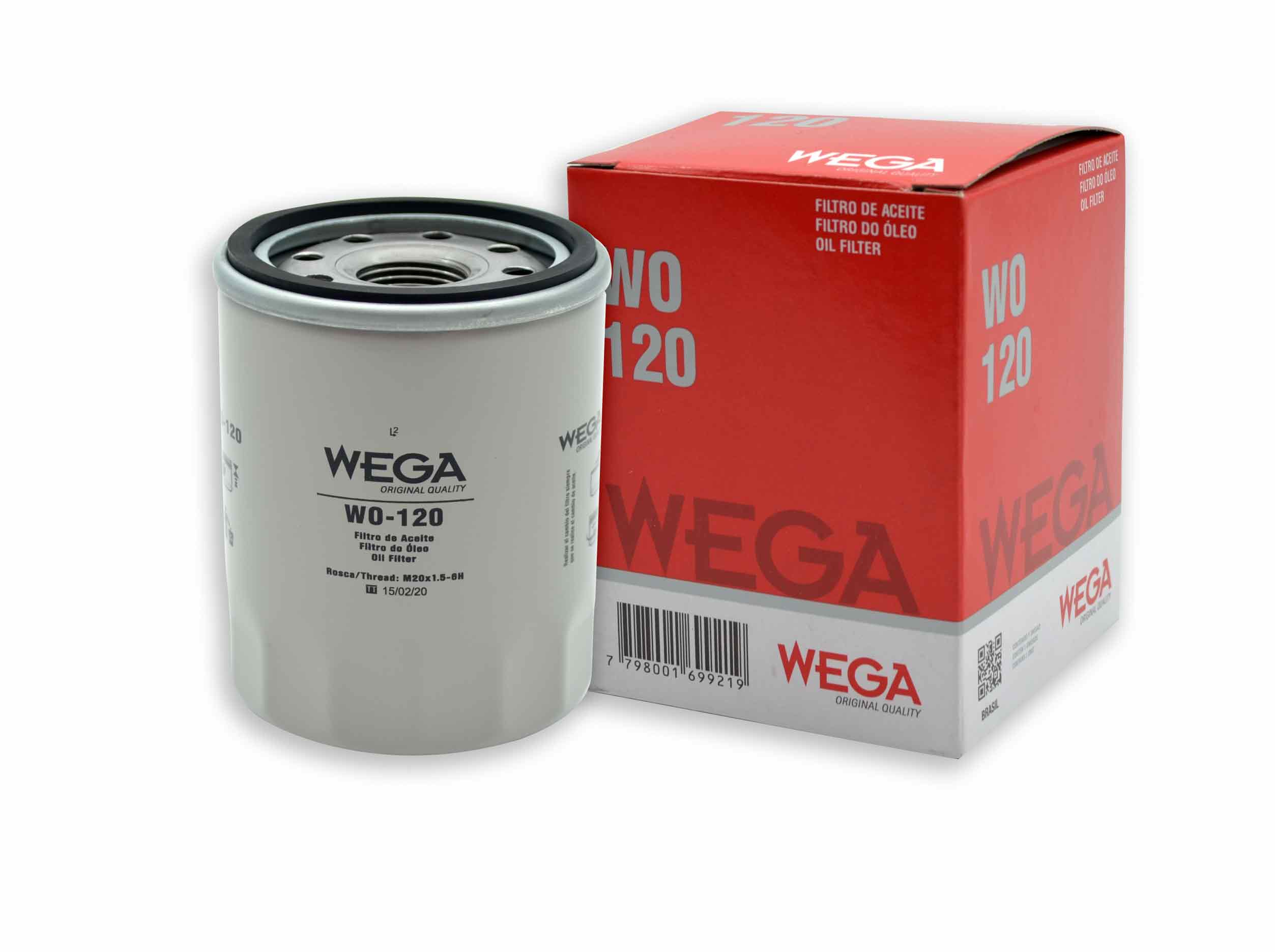 Filtro De Aceite WEGA WO-120 | Davalos - Dávalos